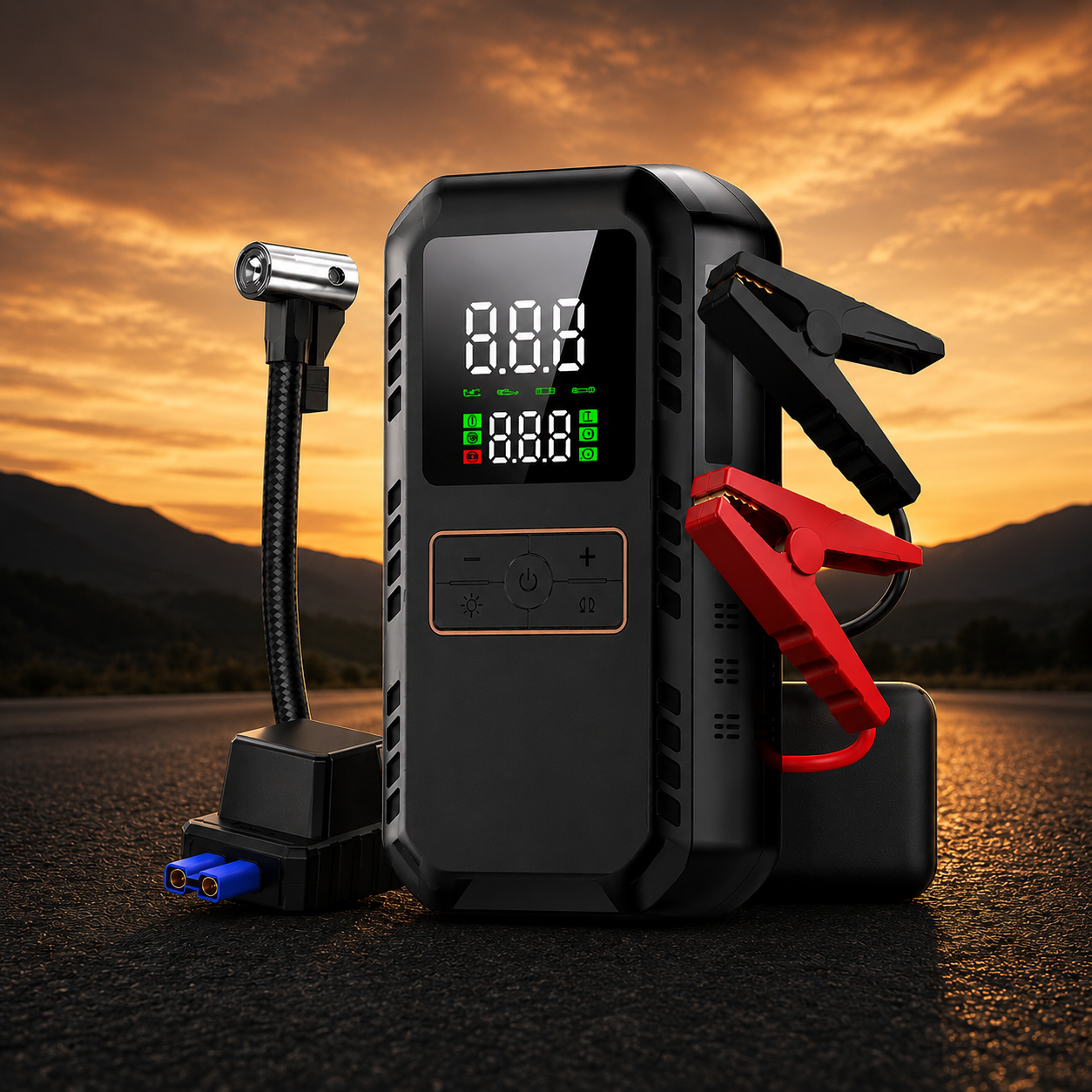 5000A Jump Starter & Air Compressor 150PSI – SmartCarLab
